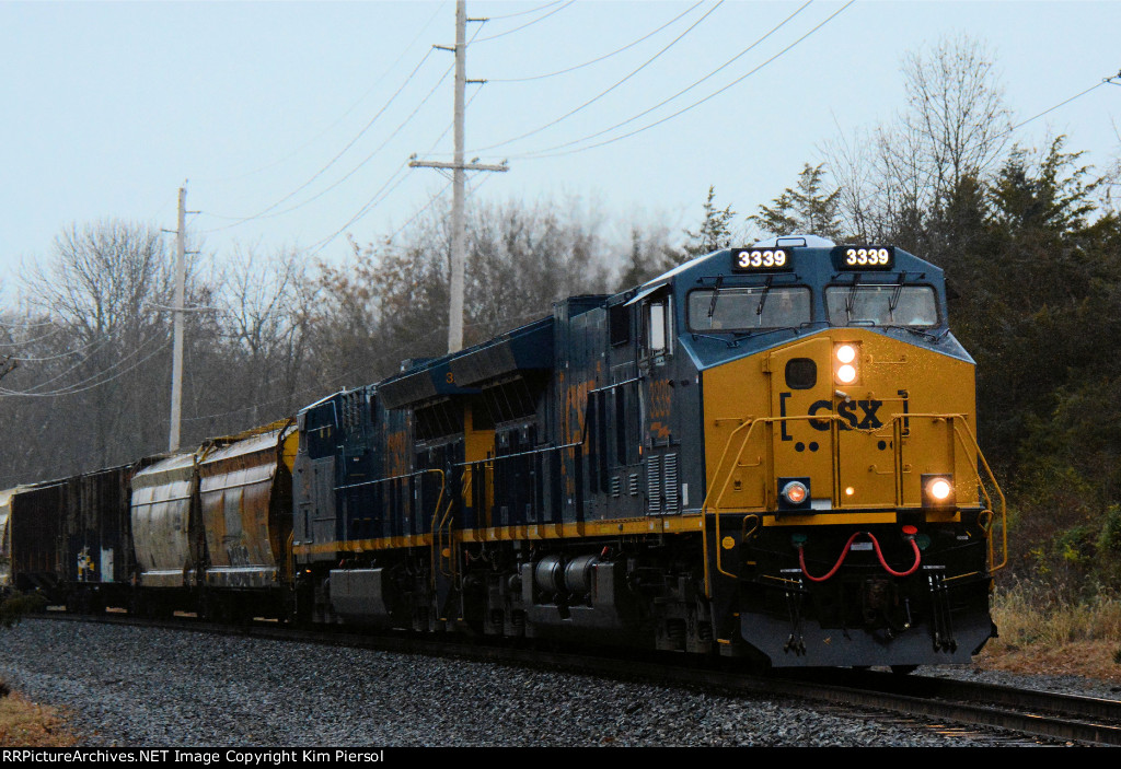 CSX 3339 K534 Bauxite Empties